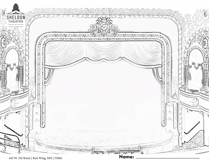 Stage4 Coloring Page Sheldon Theatre stage4-coloring-page-sheldon-theatre